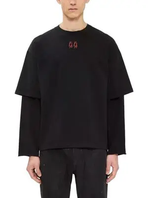 44 LABEL GROUP Classic Double-sleeve T-shirt