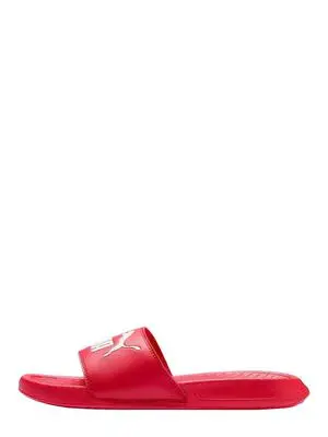 PUMA Popcat Logo-print Slides Red