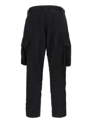 Comme Des Garçons Pinstriped Cargo Pants - Blue
