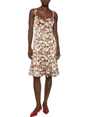 DÔEN Donielle Floral-print Midi Dress