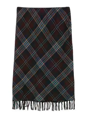 DÔEN Elowette Midi Skirt Red