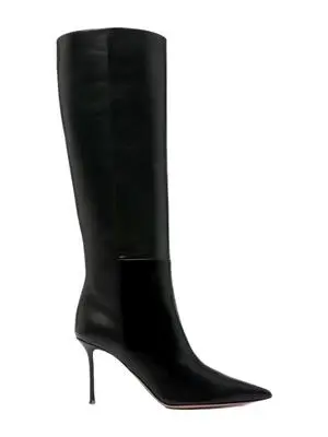 AQUAZZURA Pointed-toe Stiletto-heel Boots - Black