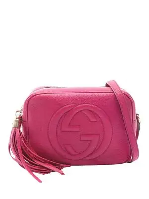 Gucci 2016-2026 Leather Soho Disco Crossbody Bag Pink