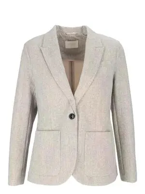 CIRCOLO 1901 Patch-pocket Single-breasted Jacket - Grey