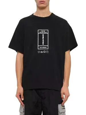DANIEL PATRICK Rolling Hills Logo-print T-shirt