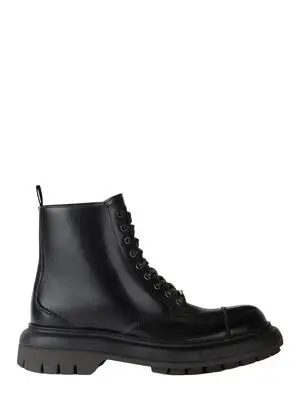 Givenchy Cargo Boots In Leather - Black