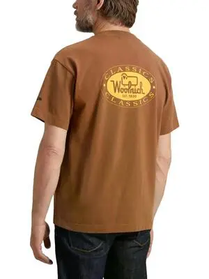 Woolrich Logo-print T-shirt - Brown