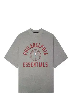 Fear Of God X Barkley Hendricks Sixers Graphic-print T-shirt - Grey
