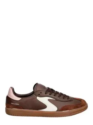 Sketchers Slip-ins®: Hotshot Cozy Fit® Suede-panelled Sneakers - Brown