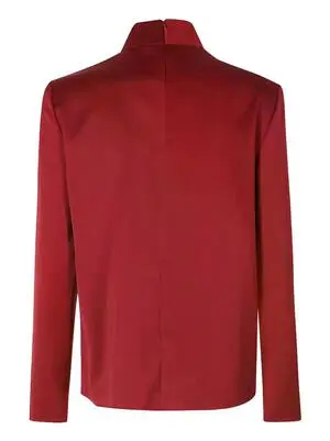 EMPORIO ARMANI Bow-detail High-neck Blouse