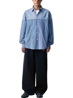 Vetements Logo-embroidered Track Pants - Blue