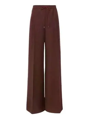 Max Mara Salom Drawstring Trousers - Red