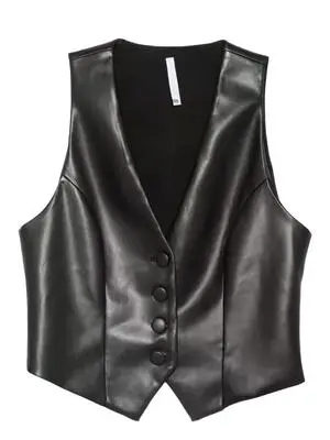IMPERIAL Button-fastening V-neck Gilet
