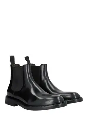 AL DUCA D'AOSTA Elasticated Leather Chelsea Boots