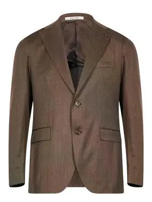 Tagliatore Single-breasted Tailored Suit - Brown