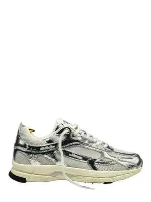 THEMERCER. The Re-run Cracked-effect Mesh Sneakers