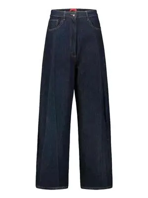 THELATEST Evie Pleated Wide-leg Jeans