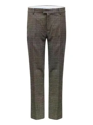 DEPARTMENT 5 Prince Of Wales-check Trousers - Brown