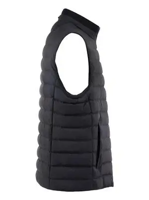 Fedeli Reversible Quilted Gilet - Blue