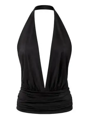 OW Agatha Ruched-waist Top