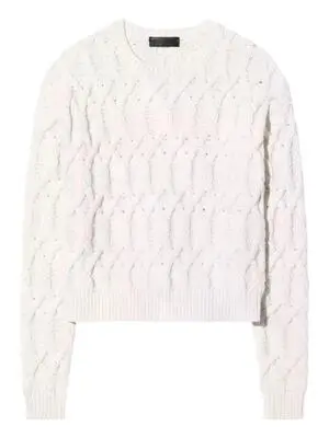 NILI LOTAN Miklos Cable-knit Sweater