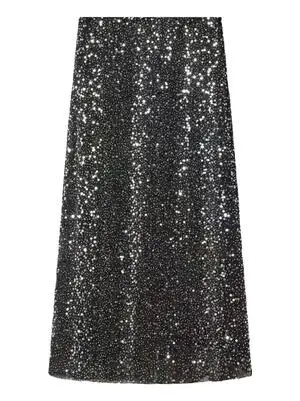 MARANT ETOILE Nejany Sequin-embellished Midi Skirt