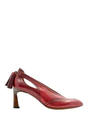 LOTTUSSE Smithson Tassel-detail Pumps - Red