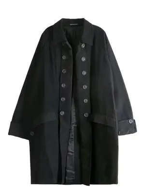 YOHJI YAMAMOTO Double-breasted Raglan-sleeve Jacket