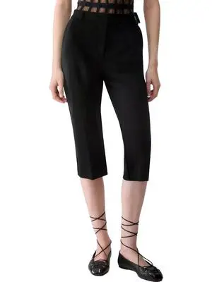 LIU JO Cropped Trousers With Sash