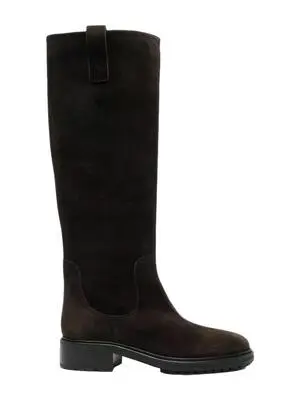AeydĒ D Stivali Suede Knee-high Boots Brown