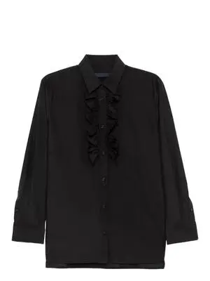 JUUN.J Double Layered Shirt - Black