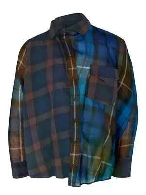 VIVIENNE WESTWOOD Chaos Check-pattern Shirt - Blue