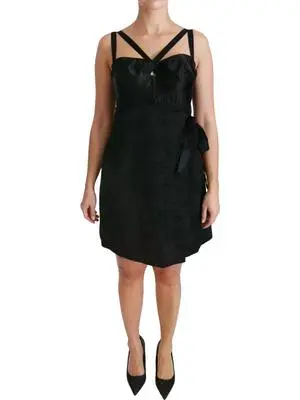 Dolce & Gabbana Sweetheart-neck Mini Dress - Black