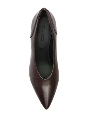 DEL CARLO Queen Pointed-toe Pumps - Red
