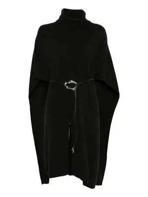 PHILO-SOFIE Belted High-neck Cape