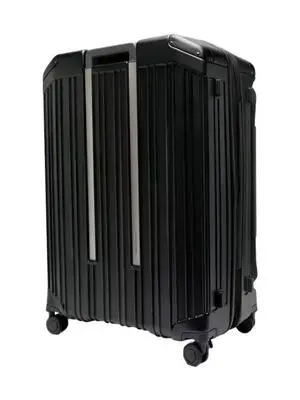 PIQUADRO Ridged Hard-shell Suitcase - Black