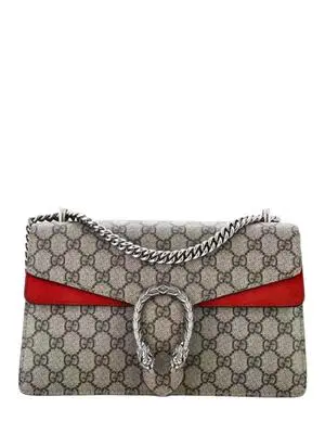 Gucci Dionysus Bag Gg Coated Canvas Small Shoulder Bag - Brown