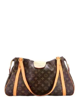 LOUIS VUITTON Stresa Handbag Monogram Canvas Gm Shoulder Bag - Brown