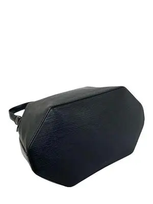 LOUIS VUITTON 1996 Epi Sac D Epaule Pm Bucket Bag Black