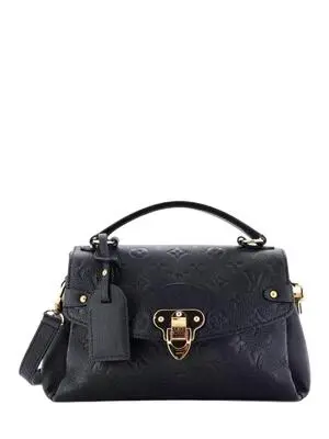 LOUIS VUITTON Georges Handbag Monogram Empreinte Leather Bb Satchel - Black