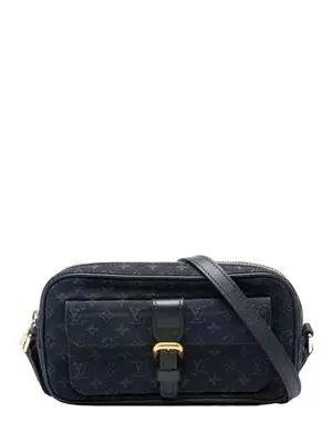 LOUIS VUITTON 2002 Monogram Mini Lin Juliette Mm Crossbody Bag - Blue