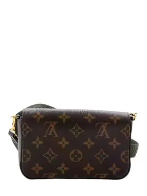 LOUIS VUITTON Felicie Strap & Go Handbag Monogram Canvas Crossbody Bag