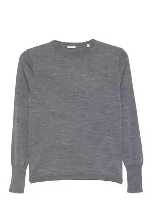 Aspesi Crew-neck Long-sleeve Sweater Grey