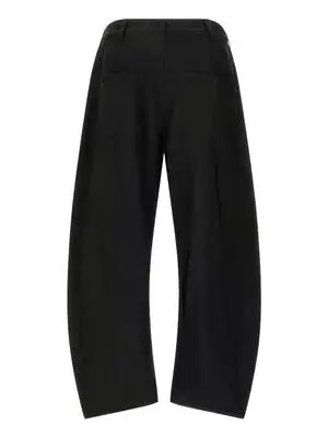 Comme Des Garçons Curved-leg Trousers - Black