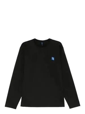 ADER ERROR Logo-patch Long-sleeve T-shirt - Black