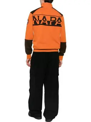 NAPAPIJRI Logo-embroidered Sweatshirt - Orange