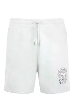 Casablanca Logo-patch Drawstring Shorts - Grey