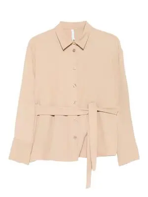 IMPERIAL Belted Button-down Shirt