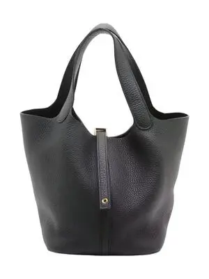 Hermès 2025 Clemence Picotin Lock 22 Handbag - Black