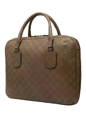 Gucci 2000-2015 Guccissima Business Bag - Brown